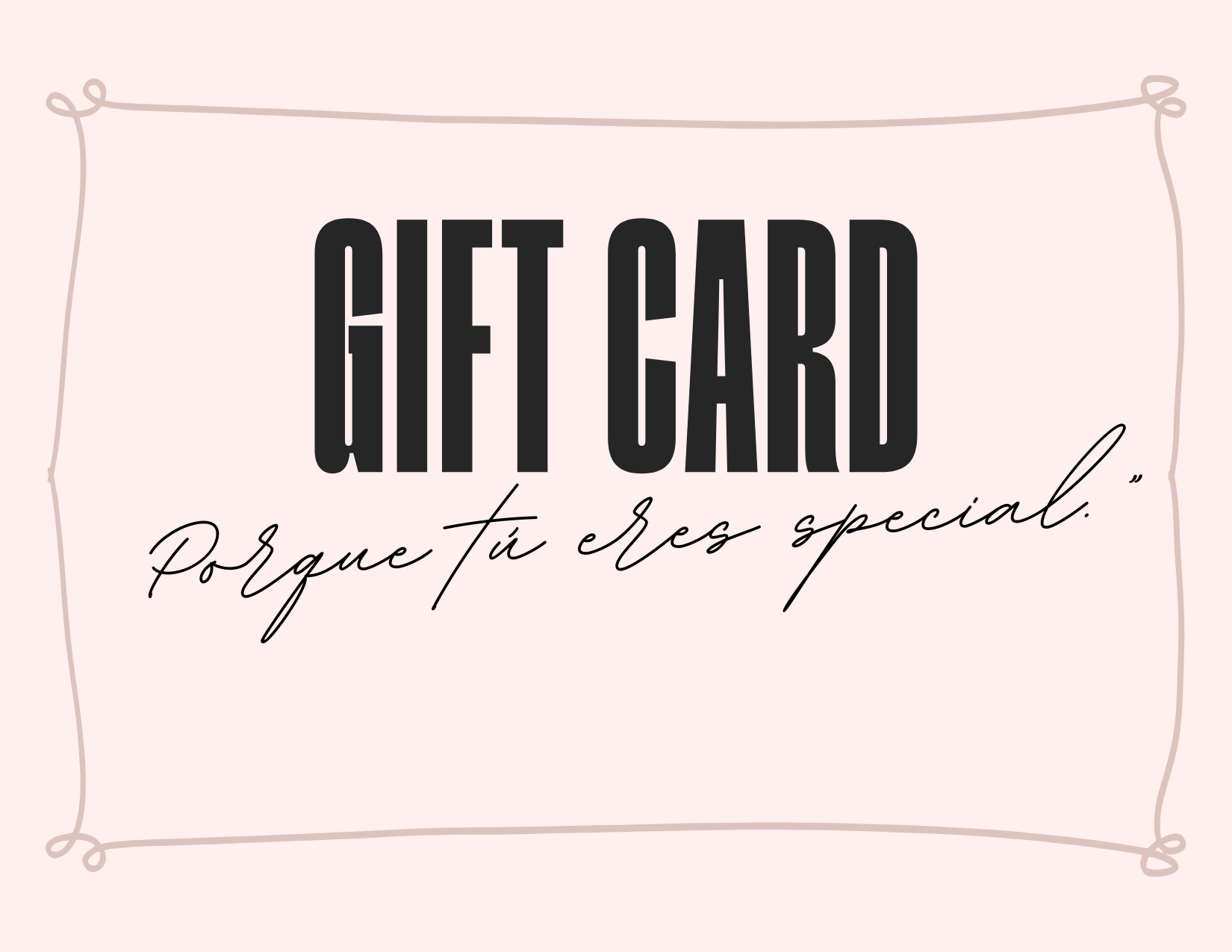 Tarjeta de Regalo – SONRISA UNIVERSAL